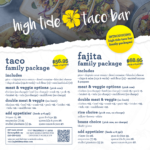 our menu – High Tide Taco Bar